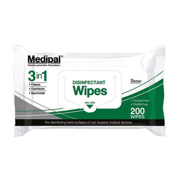 Medipal 3 in 1 Disinfectant Wipes – 4heed